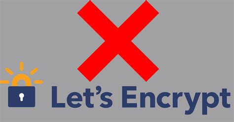 do you use let s encrypt certificates renew them before friday bullfrag