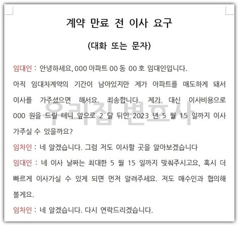 전세계약 해지 통보 문자의 의미와 중요성 The Meaning And Importance Of 전세계약 해지 통보 문자