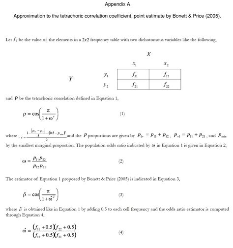 Software For Computing The Tetrachoric Correlation Coefficient