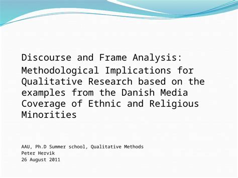 Pptx Discourse And Frame Analysis Dokumen Tips