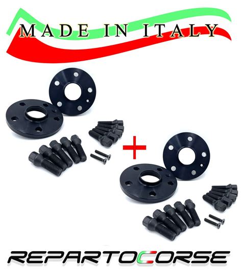 Set 4 Spacers 12 16mm Repartocorse Black Audi A4 B9 8w 8w2 From
