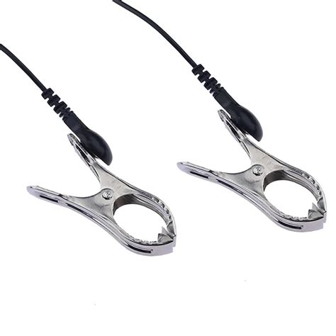 Sex Products Electro Shock Nipple Clamps Body Massage Medical Themed