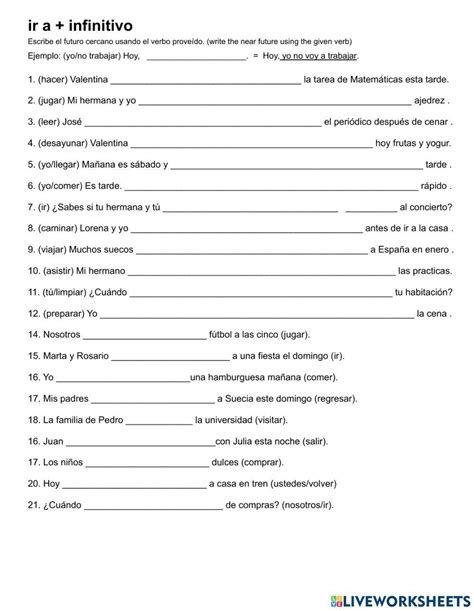 Free Spanish Future Tense Worksheet Download Free Spanish Future Tense