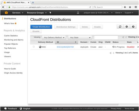 cloudfront s3 static website static website in s3 using certificate