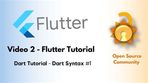 flutter tutorial 02 dart tutorial dart syntax [2] youtube