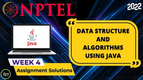 nptel data structure and algorithms using java week 4 quiz assignment