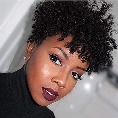 Ms Taj Afro Kinky Human Hair Wigs For Black Women Brazilian Virgin
