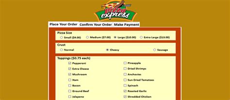 pizza ordering system in c with source code source code and projects