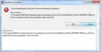 java eclipse external tools configurations referenced library in