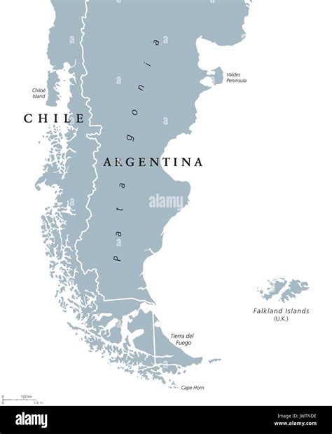 High Quality Political Map Of Argentina And Chile Vector 41 Off