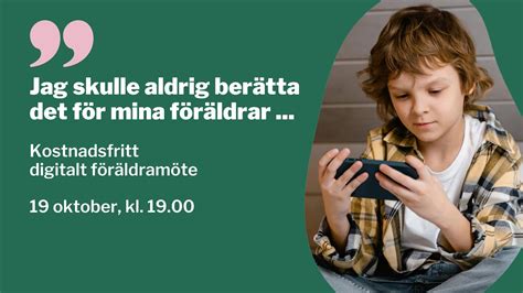 Ecpat Sverige Digitala Föräldramöte Youtube