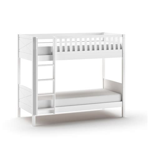 Lit Superposé Séparable Enfant H175cm 90x200 Pin Axel