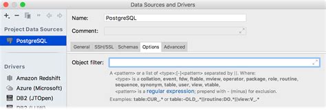 data sources and drivers dialog help intellij idea