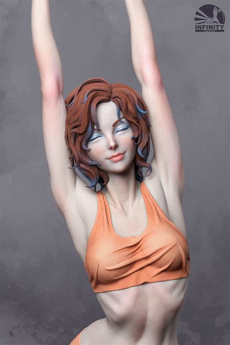 Artstation Morning Printed Qi Sheng Luo Girl Anatomy Character
