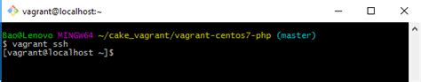 thiết lập môi trường phát triển php7 vagrant centos7 cakephp3