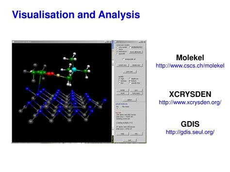 Ppt Geometry Optimization Molecular Dynamics And Vibrational Spectra