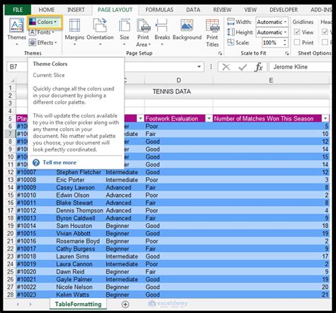 how to make excel tables look good 8 effective tips exceldemy
