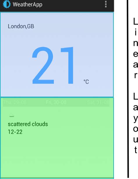 android app development weather app with forecast