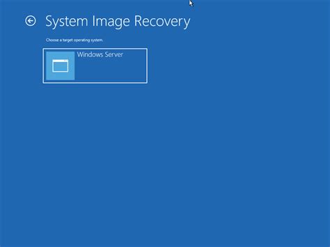 Windows Server 2022 Backup Restoring System Server World