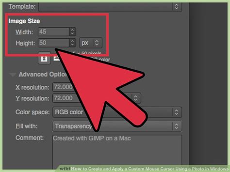 how to create and apply a custom mouse cursor using a photo in windows