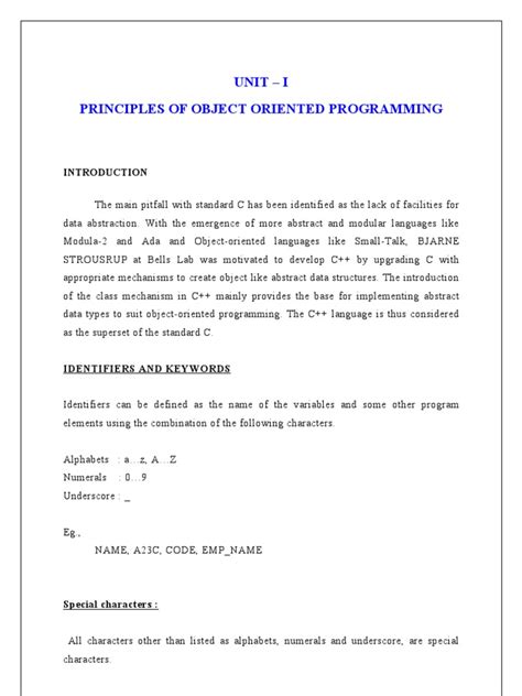 unit 1 class computer programming constructor