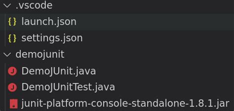 junit5 running tests with vs code without maven using