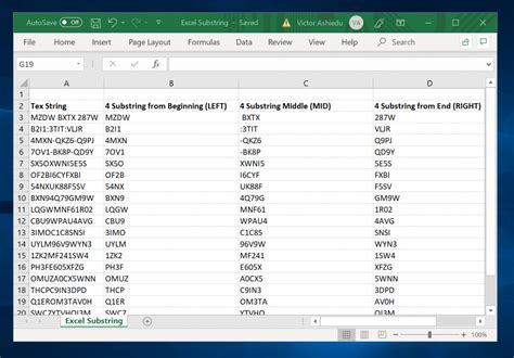 excel substring how to get extract substring in excel