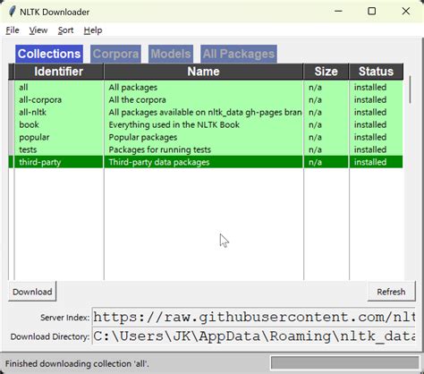 python cannot download nltk keep on getting error 11001 stack overflow