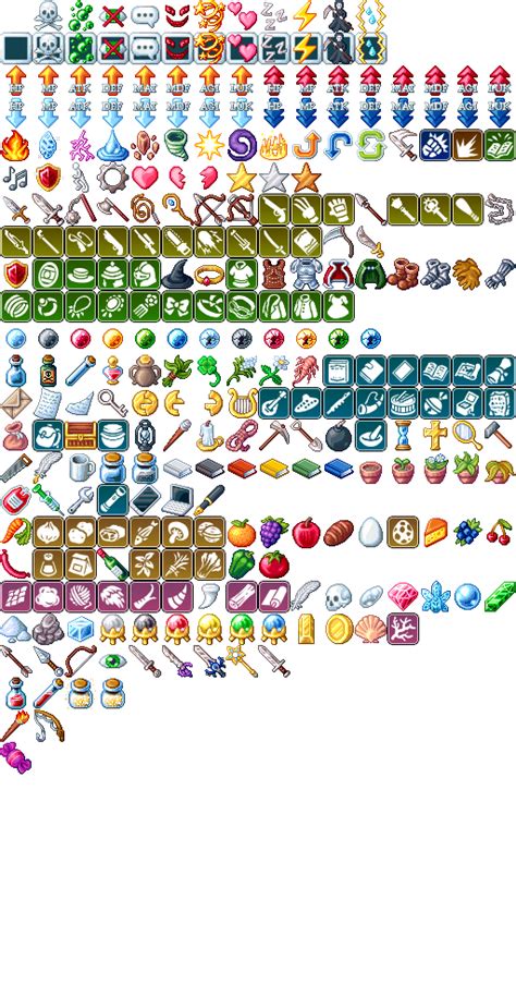iconset for rpg maker holosertalking