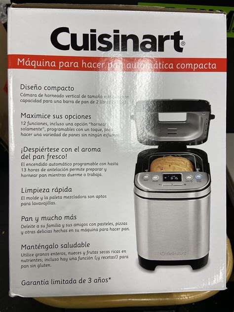 Cuisinart Cbk 100 Compact Automatic Bread Maker Silver 313098516545