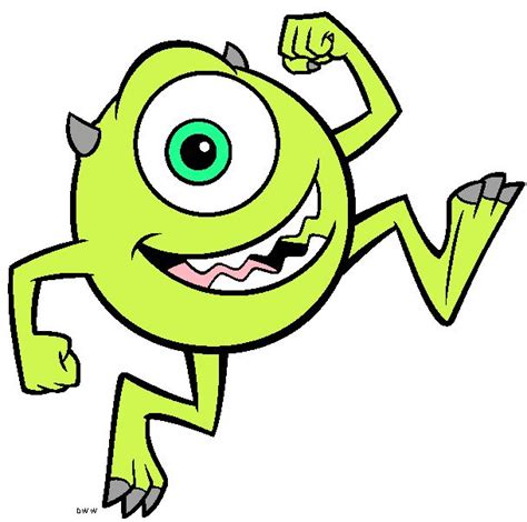 Disegni Di Mike Wazowski Di Monsters Inc
