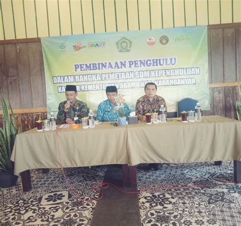 Pembinaan Dan Pemetaan Penghulu Kemenag Karanganyar Kantor Wilayah