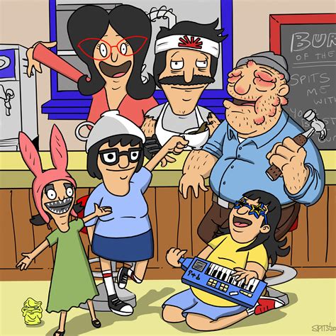 Original Bobs Burgers Commissioned Fan Art By Me Spits Mullins Art