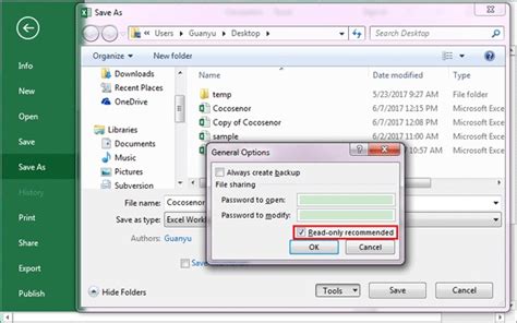 top 5 methods to remov read only from excel