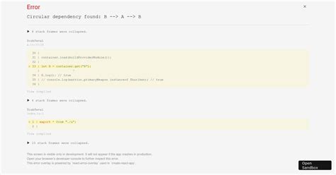 typescript forked codesandbox