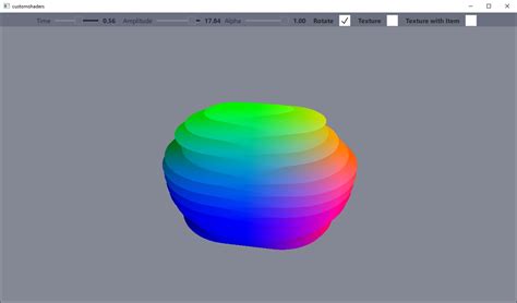 qt quick 3d custom shaders example qt quick 3d 6 4 0