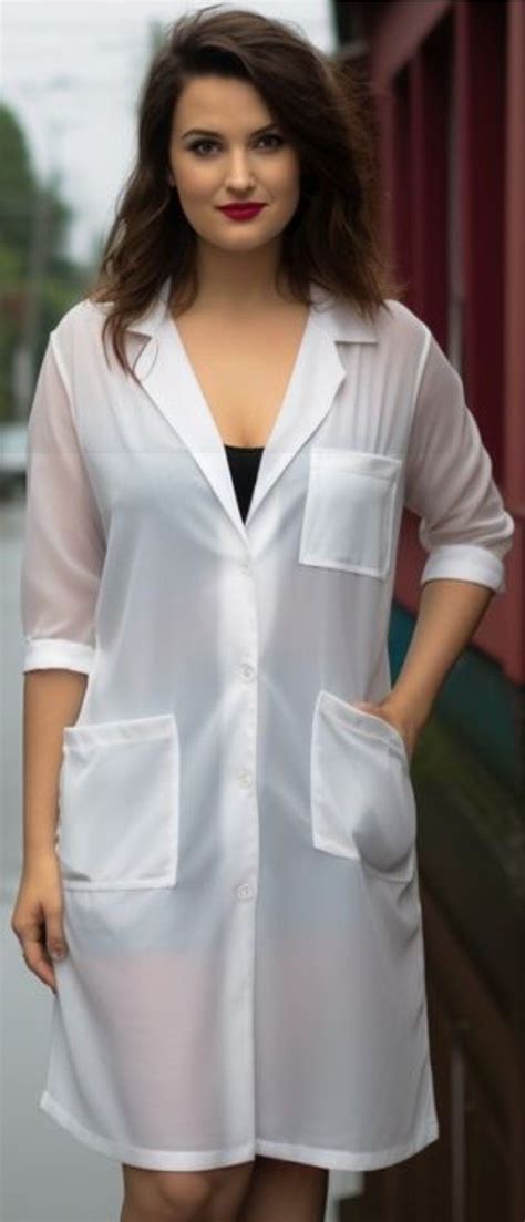 Pin By Евгений Л On ХАЛАТ Work Wear Women Nursing Dress White Overalls
