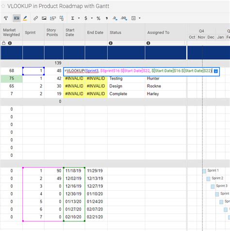 vlookup invalid data type challenge — smartsheet community