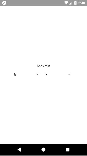 react native time picker to pick the time using native time picker