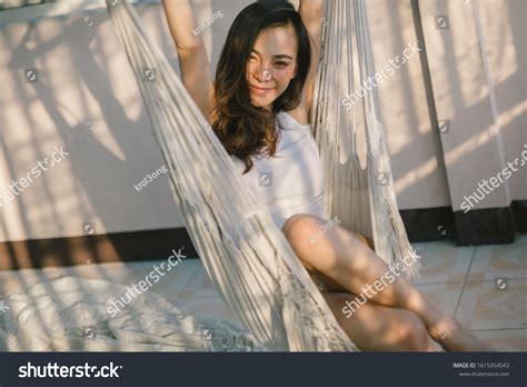Стоковая фотография 1615354543 Sexy Asian Women Wear White Tank
