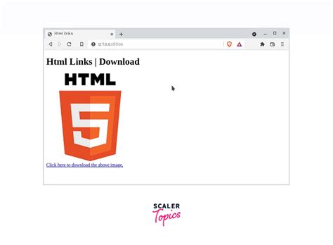 html links scaler topics