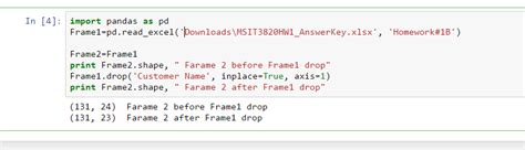pandas what is happening when i assign two dataframes in python