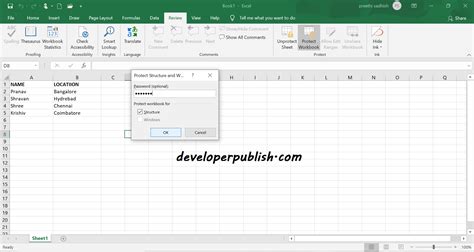 protect workbook with password in excel excel tutorials