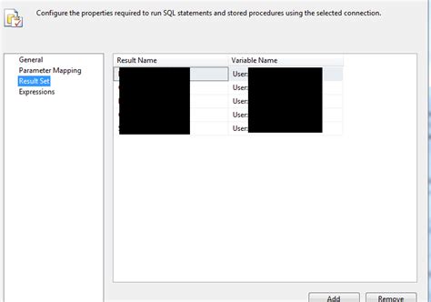 sql ssis set multiple package variables from query results stack