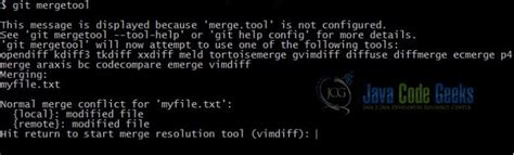 git mergetool example examples java code geeks 2021