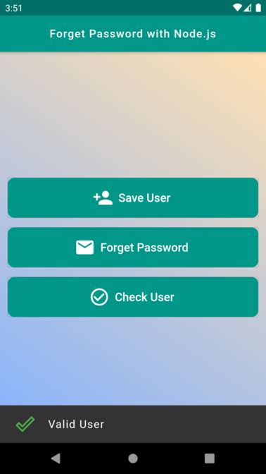 forget password in flutter with node js and mongodb