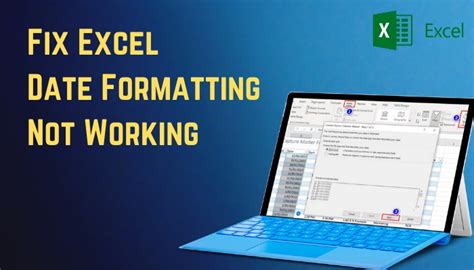 fix excel date formatting not working [quick ways to restore]