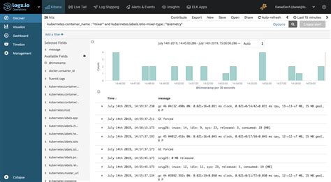 logging istio with elk and dzone web dev