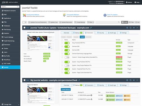 hosting pack extension plesk