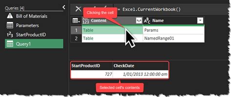 dynamically passing parameters to a sql stored procedure in excel 365